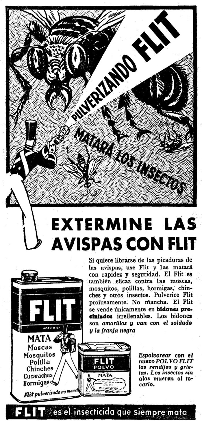 Insecticida Flit – El desinsectador y desratizador