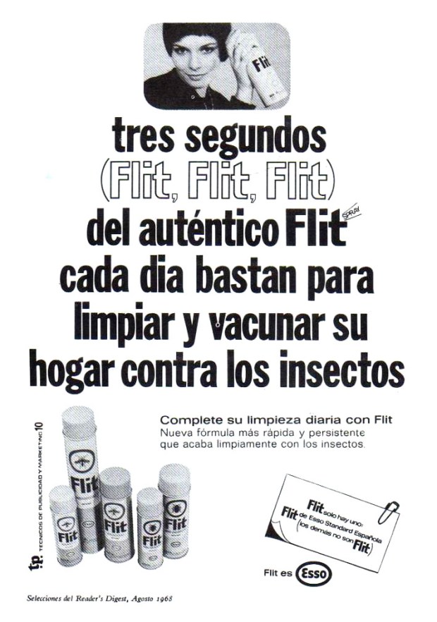 Insecticida Flit – El desinsectador y desratizador