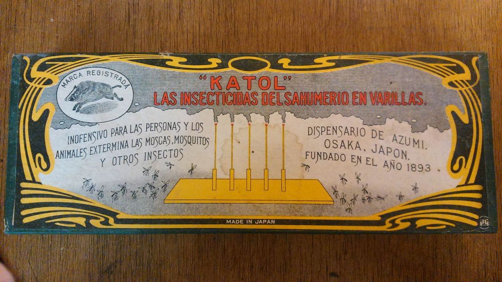 Imágenes de una caja de varillas insecticidas Katol – El desinsectador ...