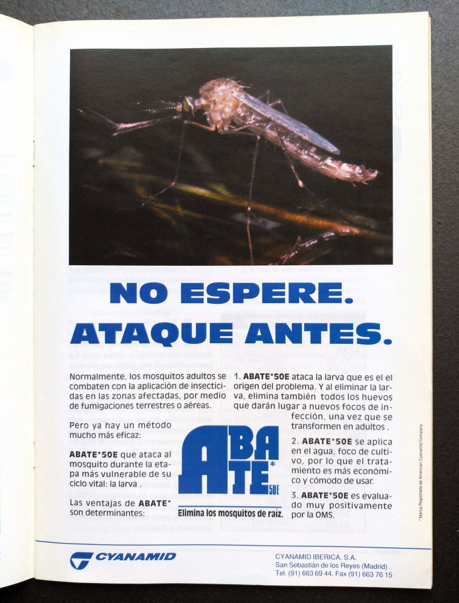 Abate elimina los mosquitos de raíz – El desinsectador y desratizador