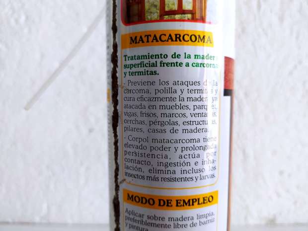 Un envase de Corpol Matacarcoma Doble con lindano al 0’9% – El desinsectador y desratizador